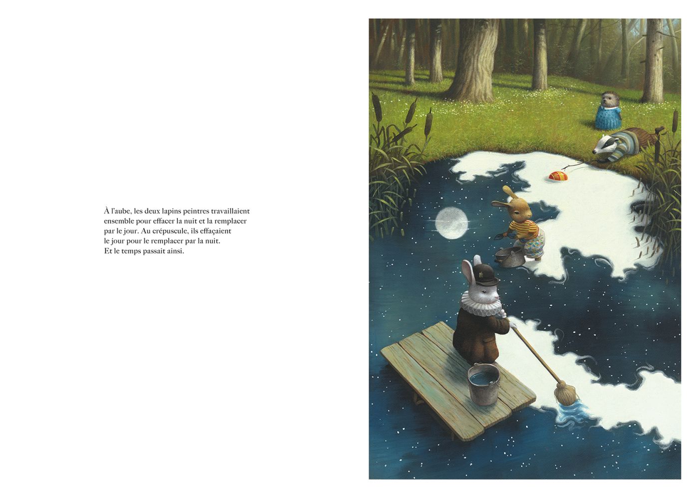 Les lapins peintres - Éditions Sarbacane